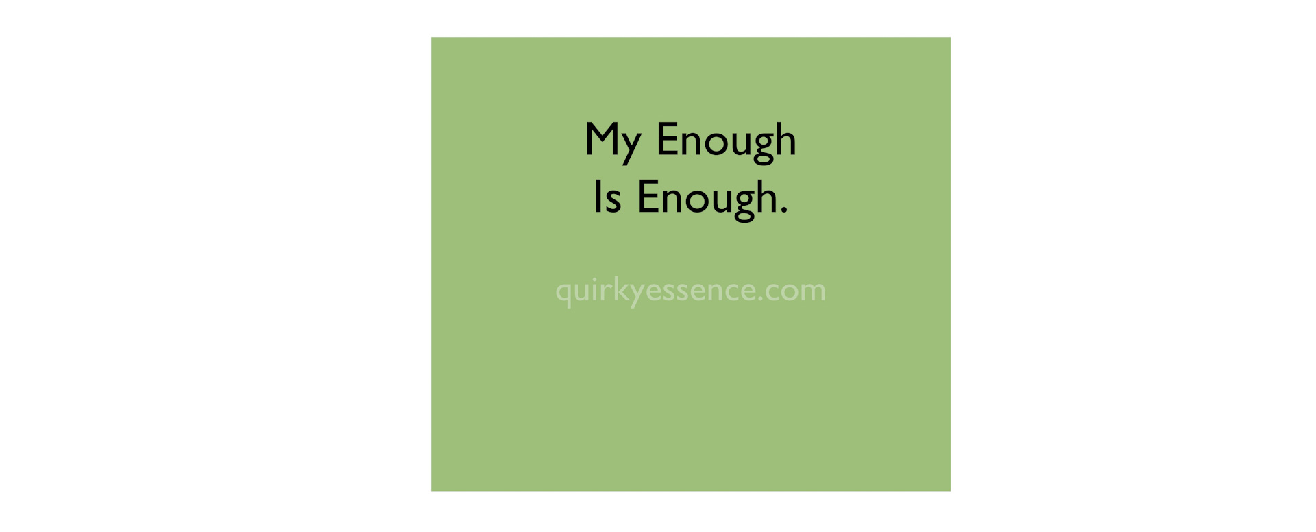 Enough is Enough—What I Stopped Wasting Money On